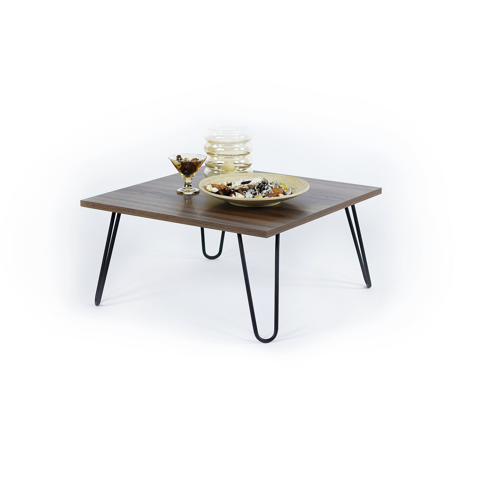 17 Stories Harbourside Coffee Table, 4 Metal Legs Coffee Table ...