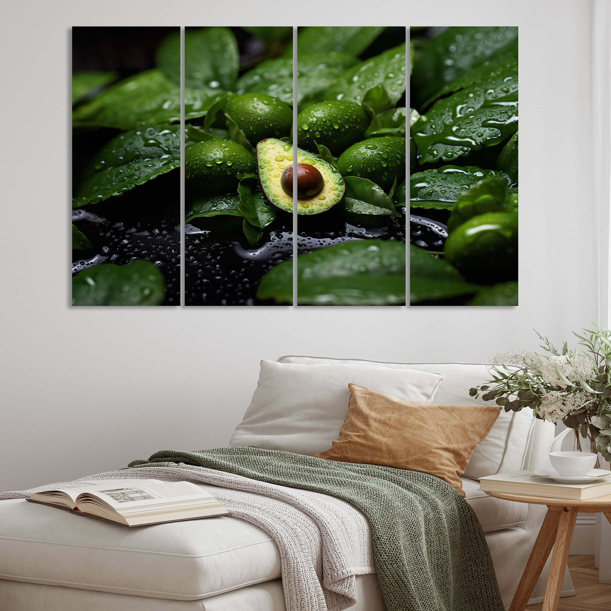 Design Art Ripe Avocado I - Fruits Metal Wall Art Prints Set | Wayfair