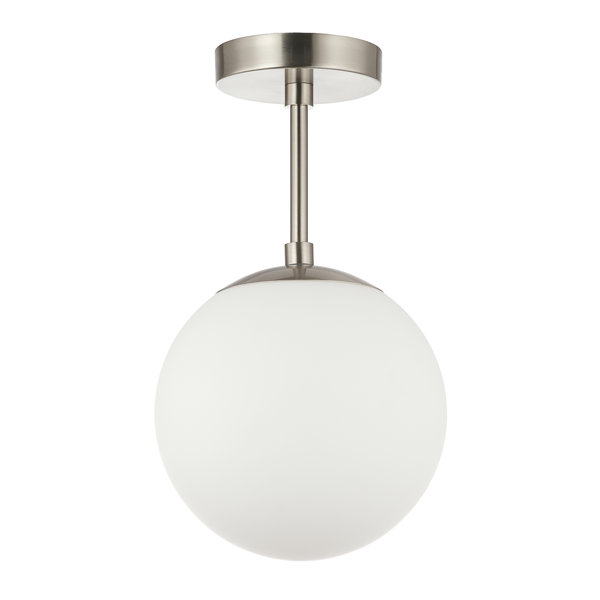 Fairmont Park Bruning Traditional Glass Globe IP44 Bathroom Ceiling ...