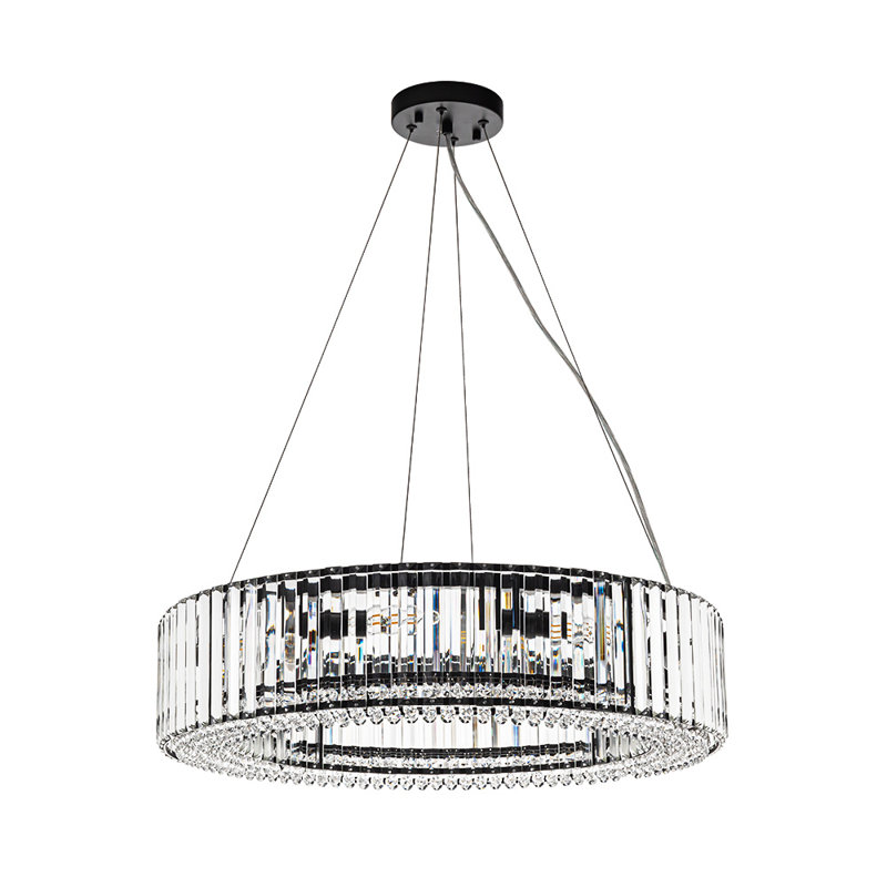 Canora Grey Jauregui 8-Light Crystal Chandelier with Crystal Accents ...