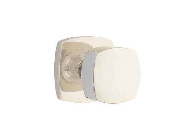 Emtek Passage Interior Mortise Set w/ Urban Modern Rosette & Freestone ...