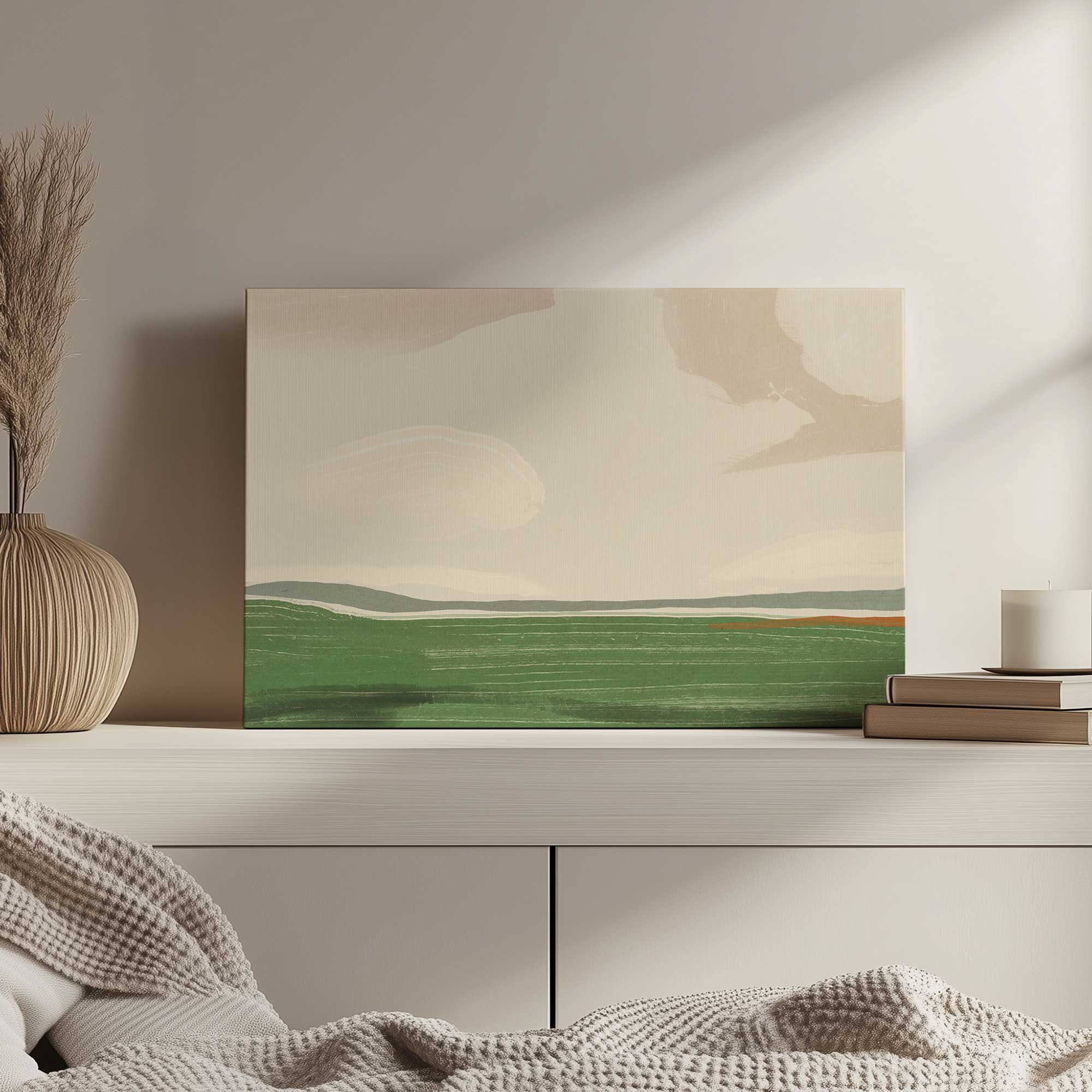 Winston Porter Large Landscape Sky And Field By Little Dean Canvas Art ...