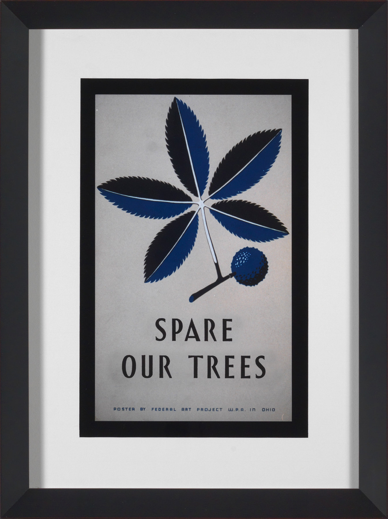 Wendover Art Group Vintage Green Poster VIII - Picture Frame Graphic ...