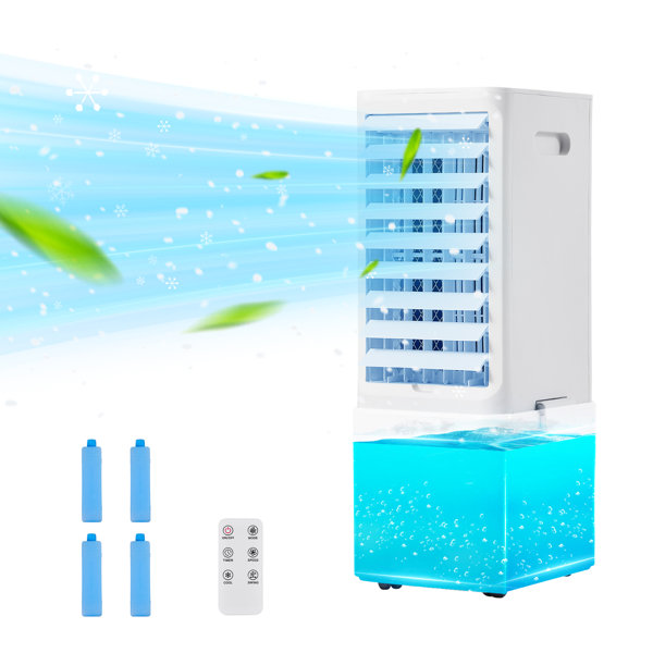 VEVOR Evaporative Air Cooler 9L 550 CFM Swamp Air Conditioner with 2 ...