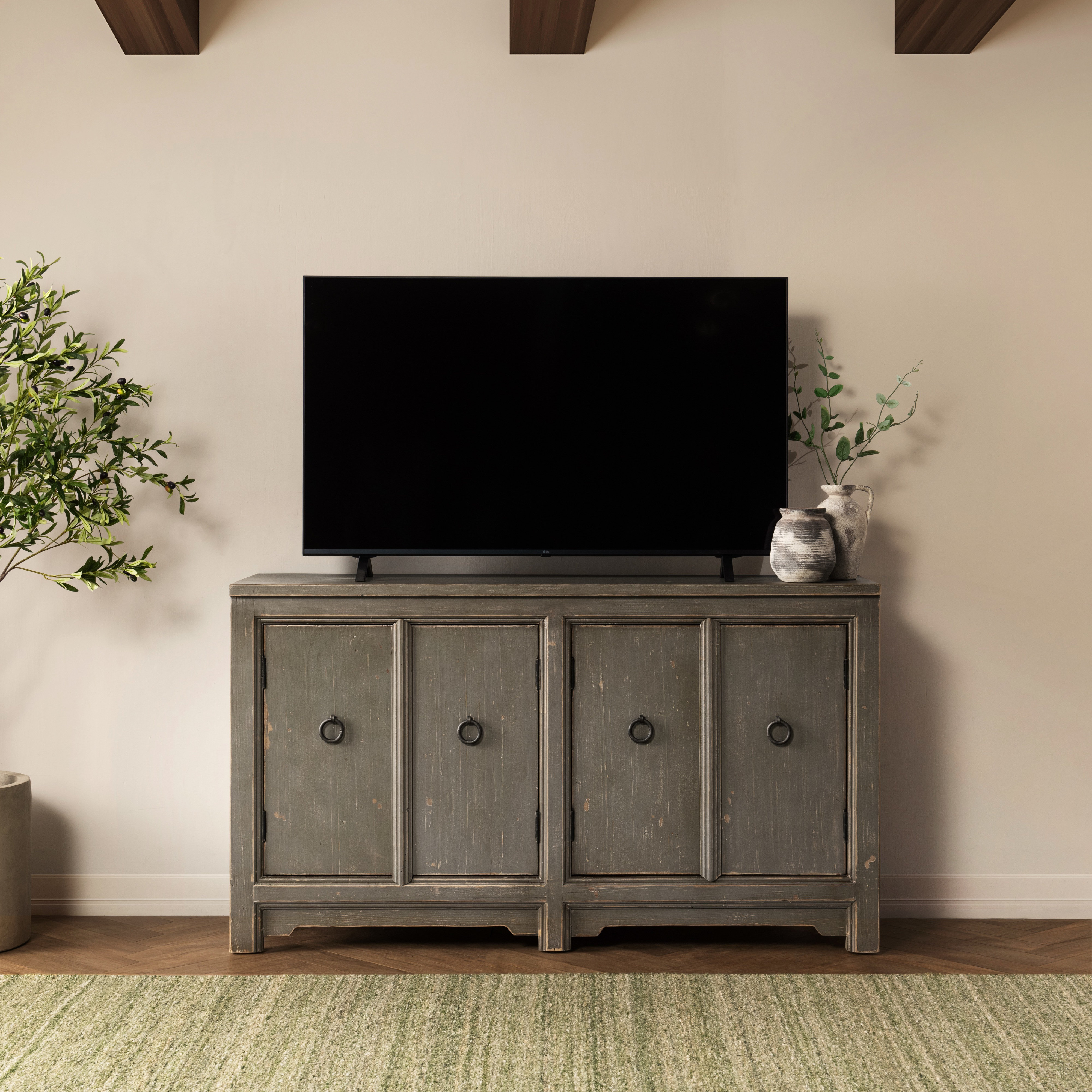 Classic Home Amherst Reclaimed Pine Wood Sideboard Buffet | Wayfair