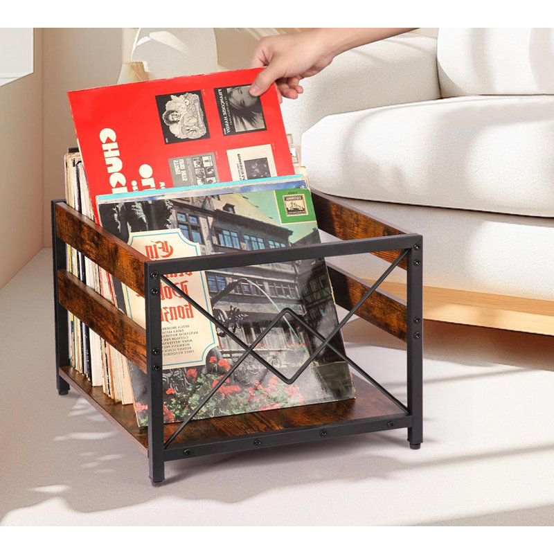 17 Stories Vinyl Record Storage Crate | Wayfair