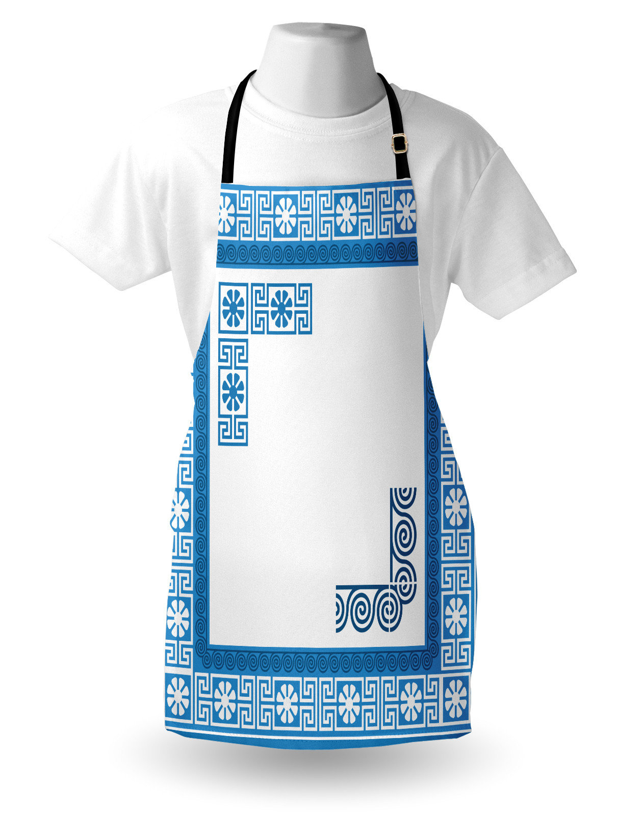 East Urban Home Greek Apron Unisex, Traditional Vintage Square, Adult ...