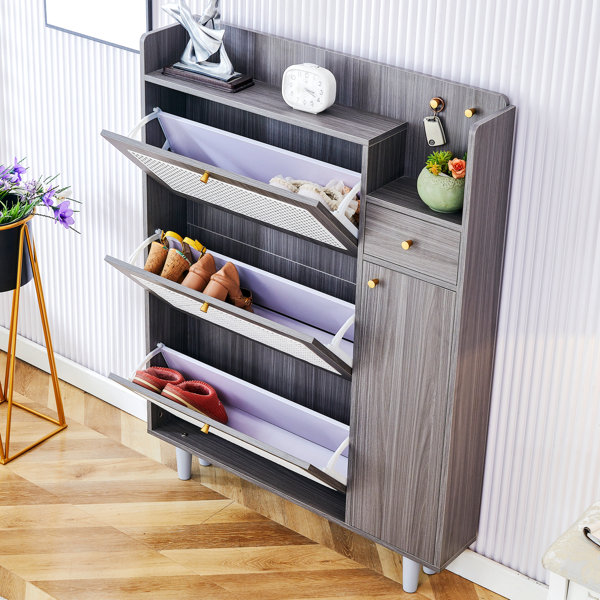 Latitude Run® Lisania Shoe Storage Cabinet | Wayfair