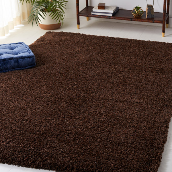 Wrought Studio Vandoren Brown Shag Rug & Reviews - Wayfair Canada