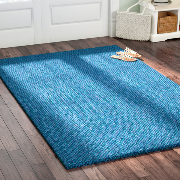 Breakwater Bay Dollard Natural Fiber Hand Woven Jute Solid Color Rug ...