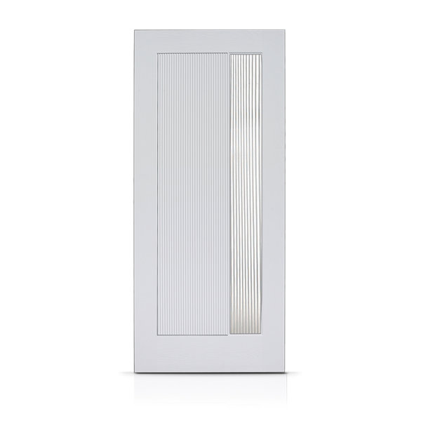 Calhome Modern Exterior Fiberglass Front Entry Door Slab with Designer ...