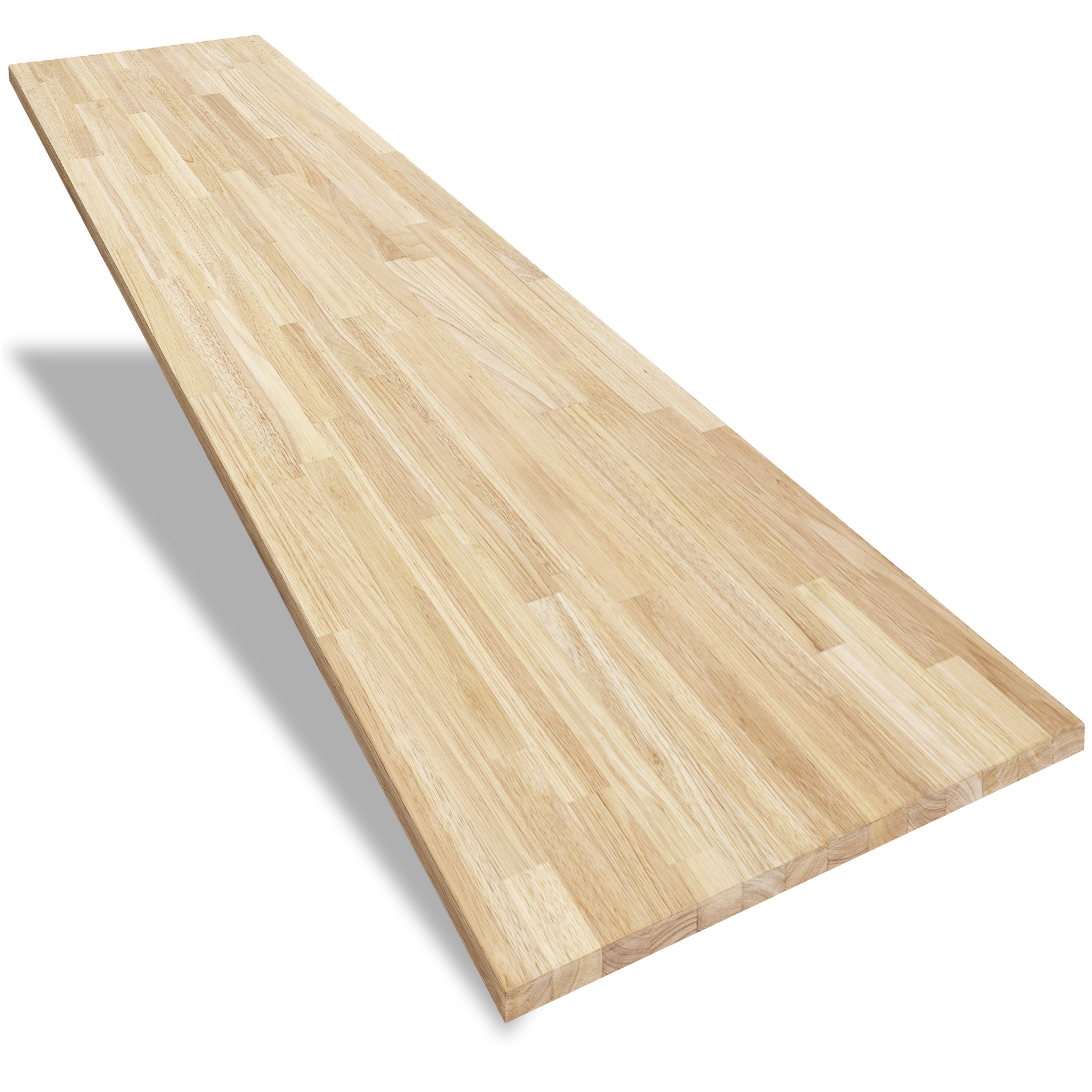 Loon Peak Kirren Hevea Solid Wood Butcher Block Countertop for DIY ...