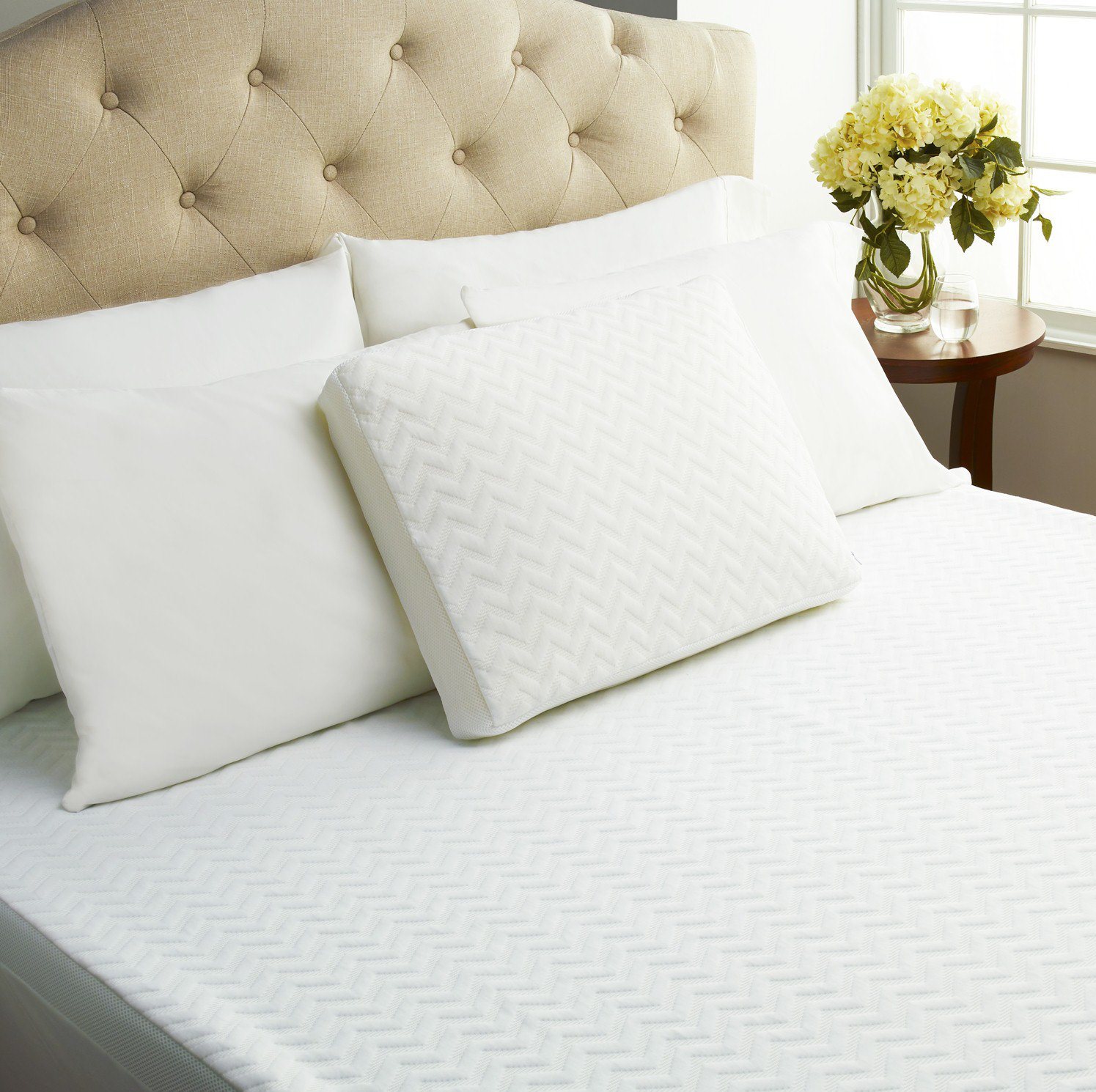Carpenter Co. Serene Foam Standard Pillow | Wayfair