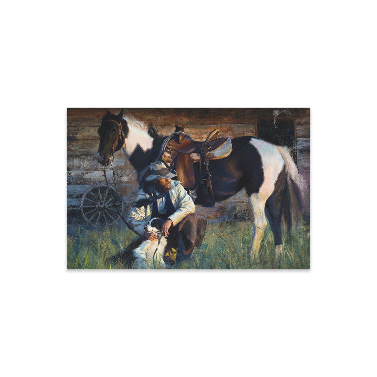 Union Rustic A Hard Days End On Plastic/Acrylic by David Edward Kucera ...