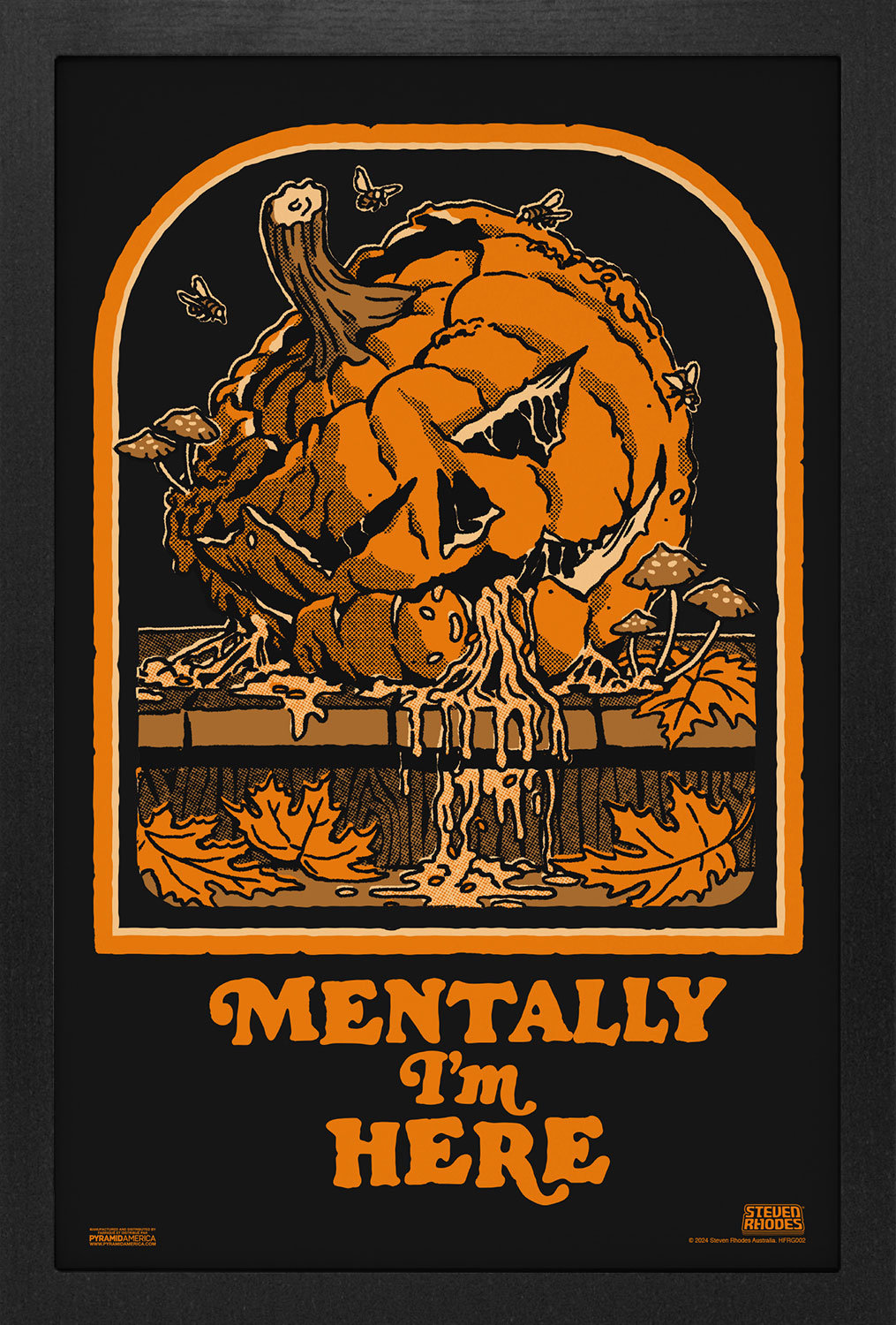 Dakota Fields Steven Rhodes - Mentally I'm Here 11x17 Gel-Coat Framed ...