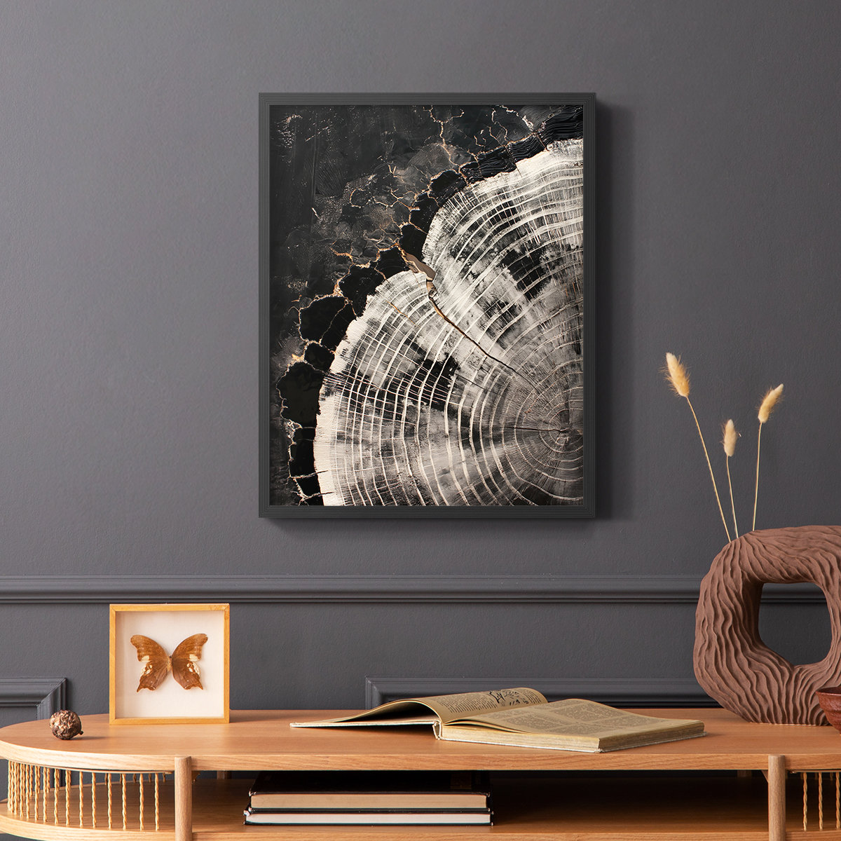 17 Stories ABSTRACT Series CCXLV -Premium Framed Print -Ready to Hang ...