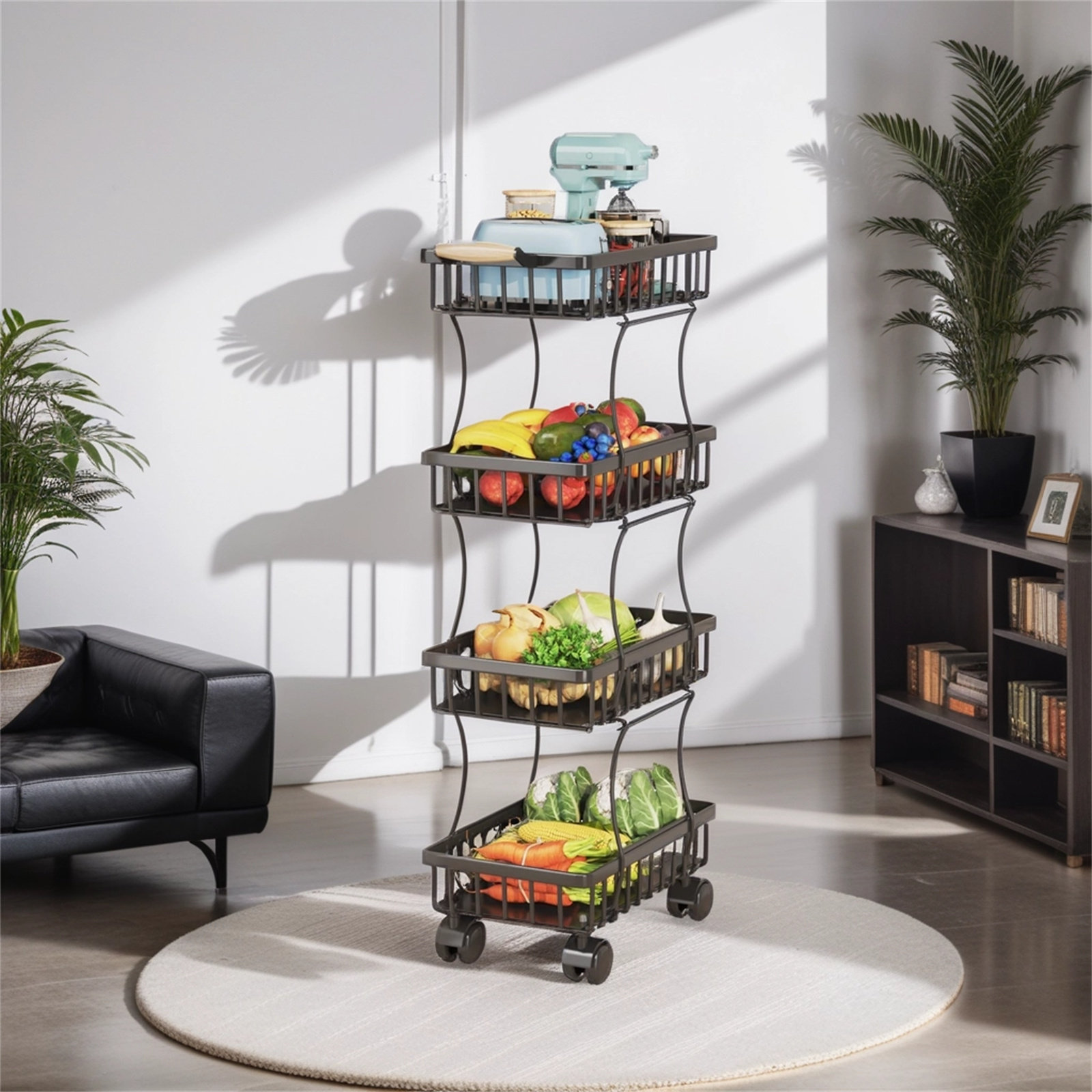 TONWIN Movable Storage Cart - Wayfair Canada
