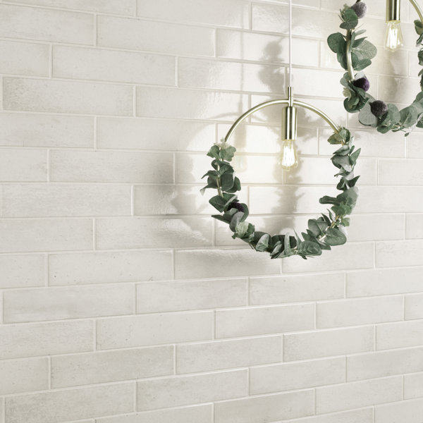 Merola Tile Capri 3" x 10" Porcelain Stone Look Subway Wall Floor Use ...