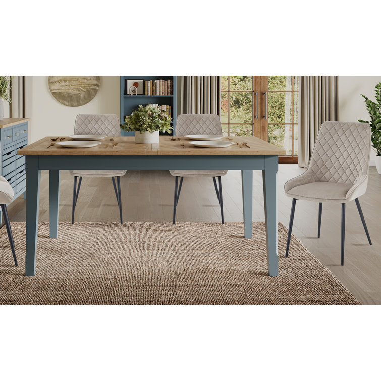 Lavish Kitchen Island Signature Blue Dining Table | Wayfair.co.uk