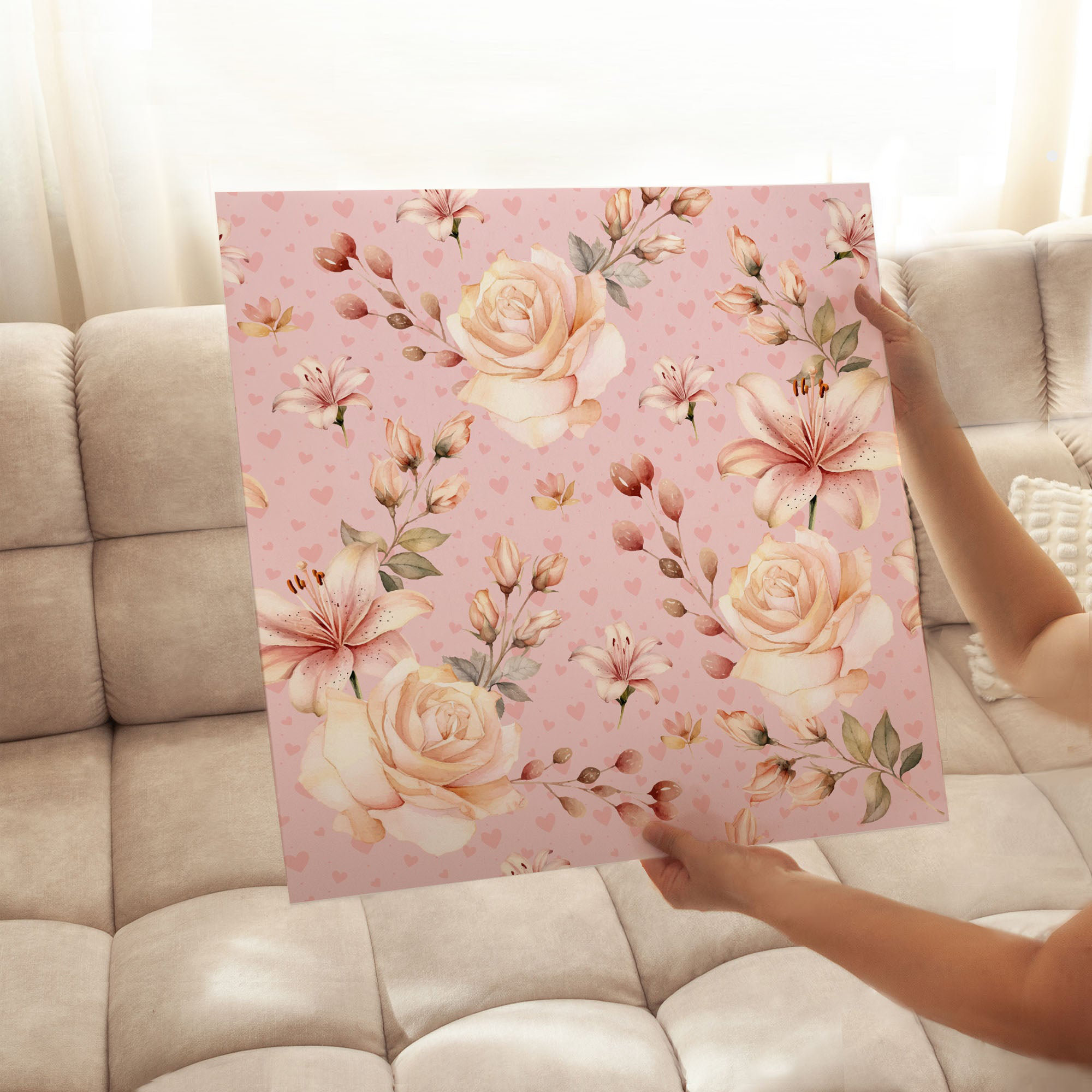 Winston Porter Floral Shabby Chic Flower Pattern XVIII Shabby Chic ...