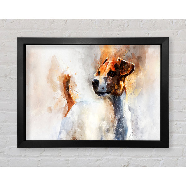 Rosalind Wheeler The Jack Russell Splatter - Single Picture Frame Print ...
