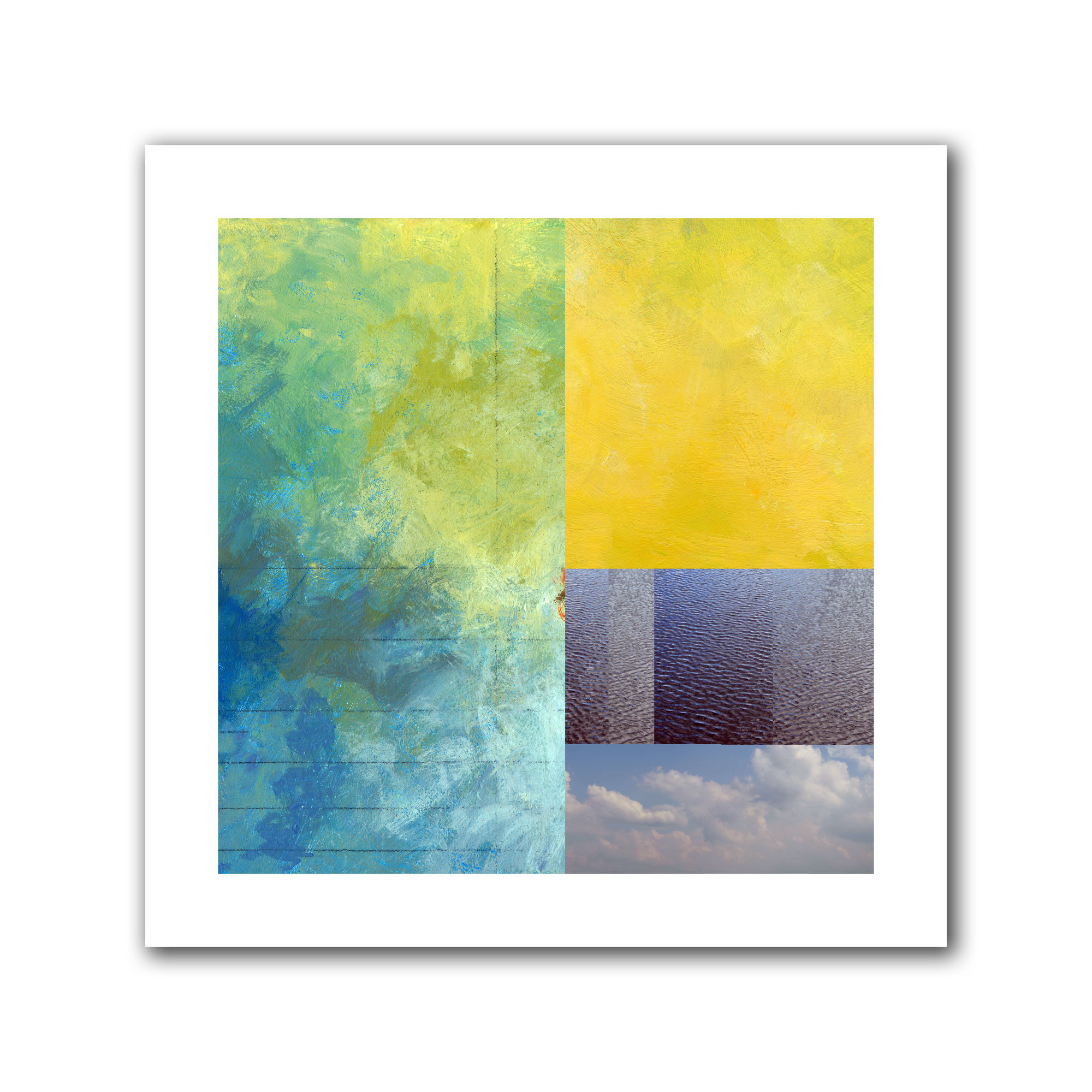 ArtWall 'Earth Textures Squares I' by Jan Weiss Painting Print on ...