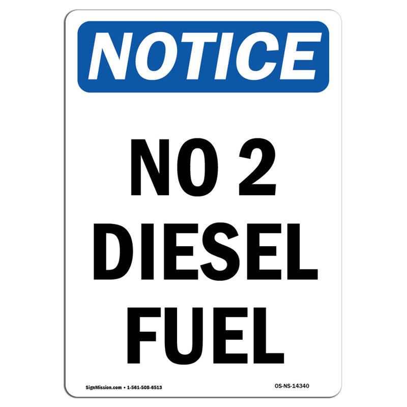 SignMission No 2 Diesel Fuel Sign | Wayfair