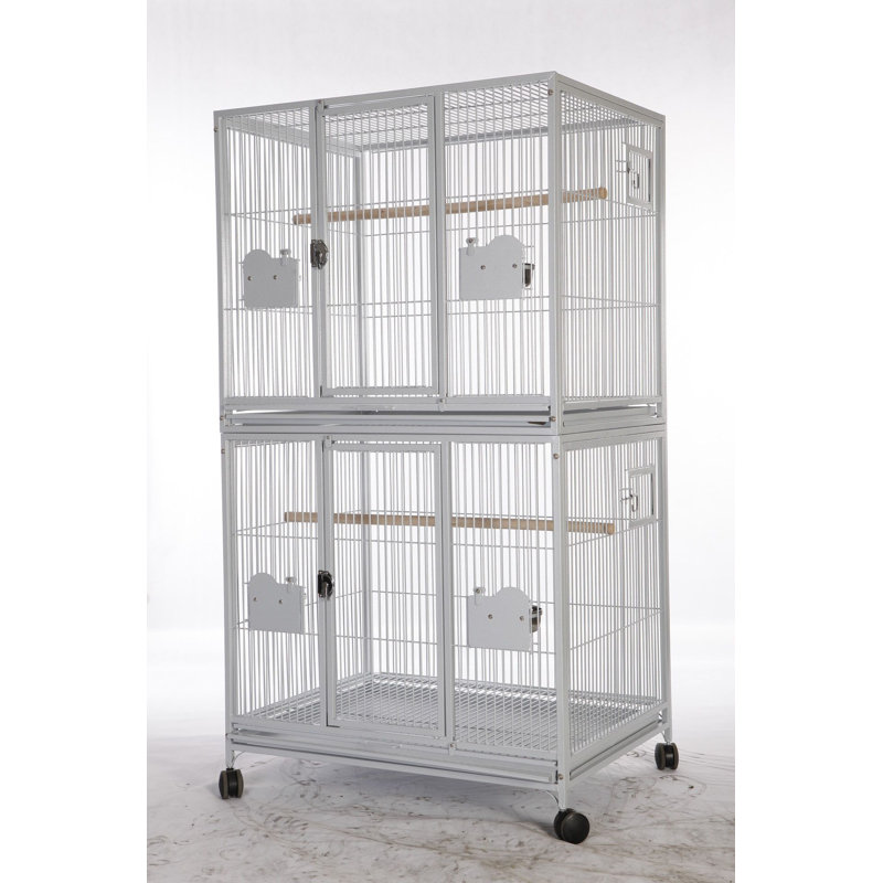 Tucker Murphy Pet™ Mcgill Large Double Bird Cage "& Reviews" | Wayfair