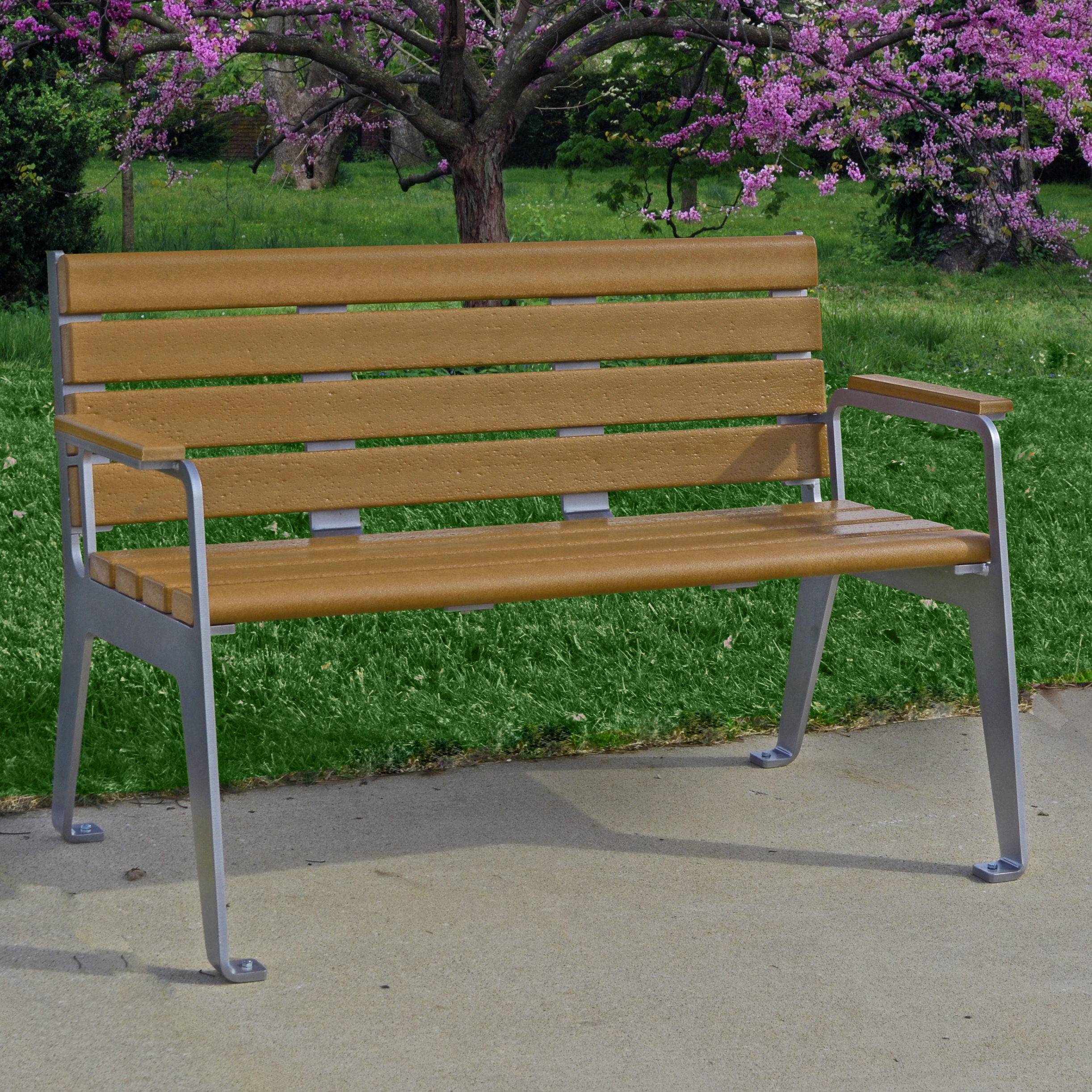 Frog Furnishings 4ft Plaza Bench | Wayfair