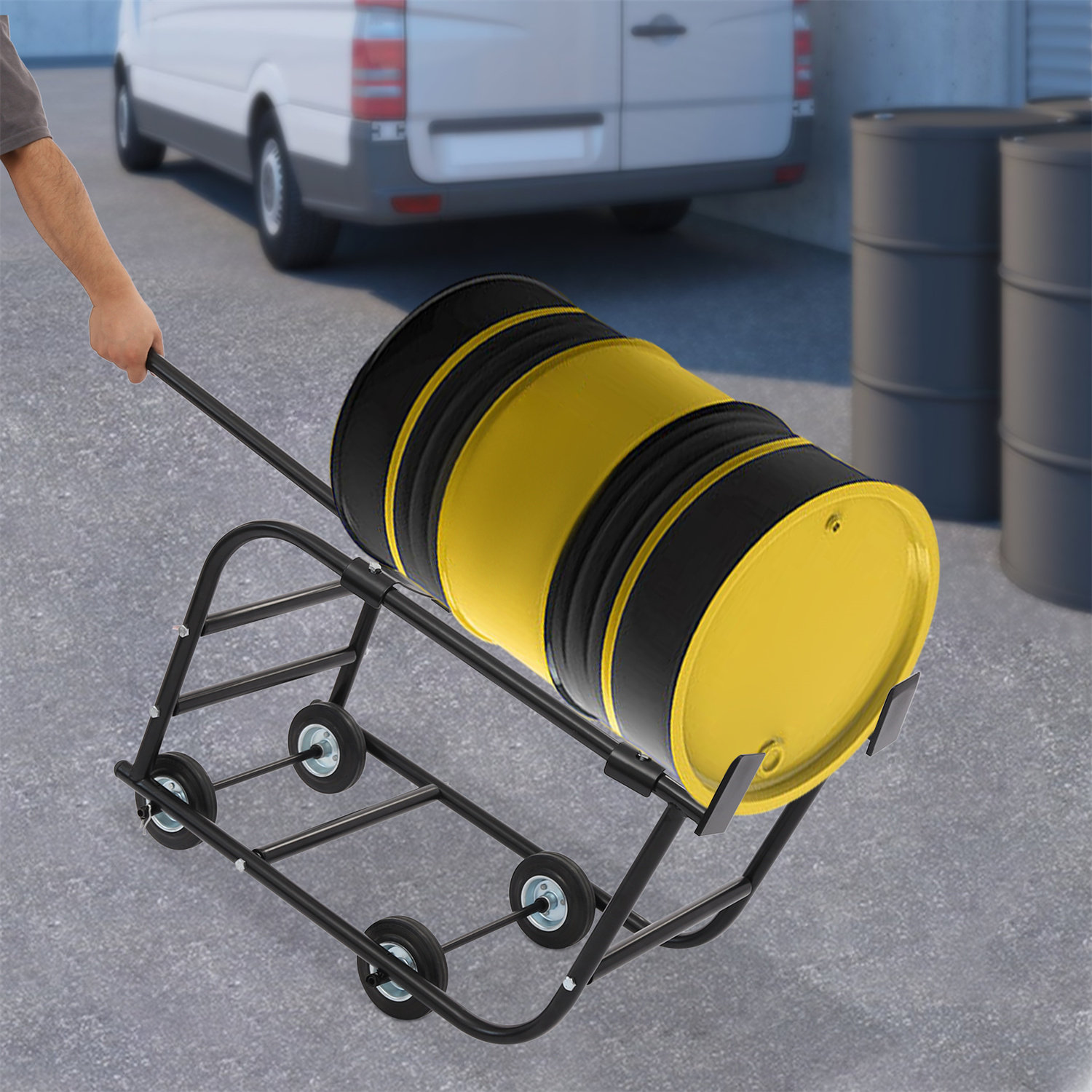 YINXIER 55Gal Drum Cradle Truck With Wheels - Wayfair Canada