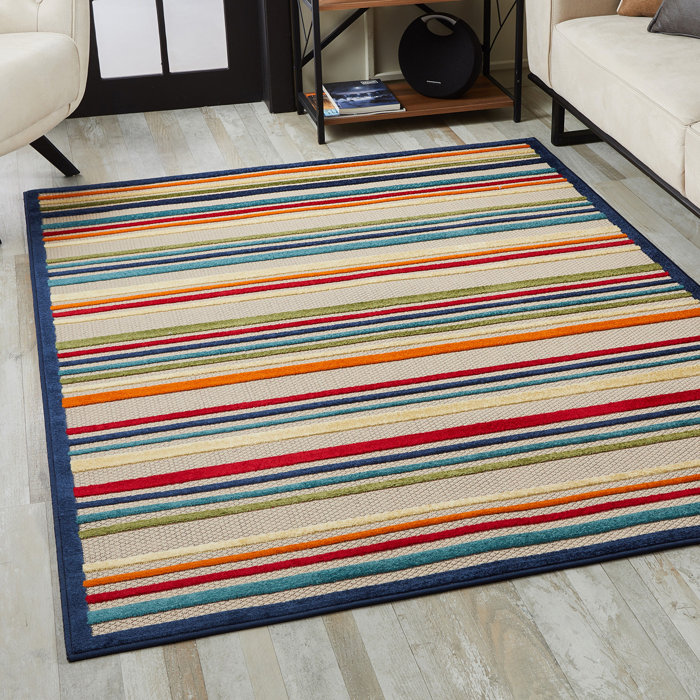 Longshore Tides Andry Machine Woven Indoor/Outdoor Rug | Wayfair