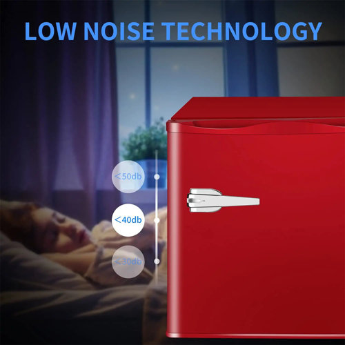 R.W.FLAME 1.2 Cubic Feet cu. ft. Compact Mini Freezer with Adjustable ...