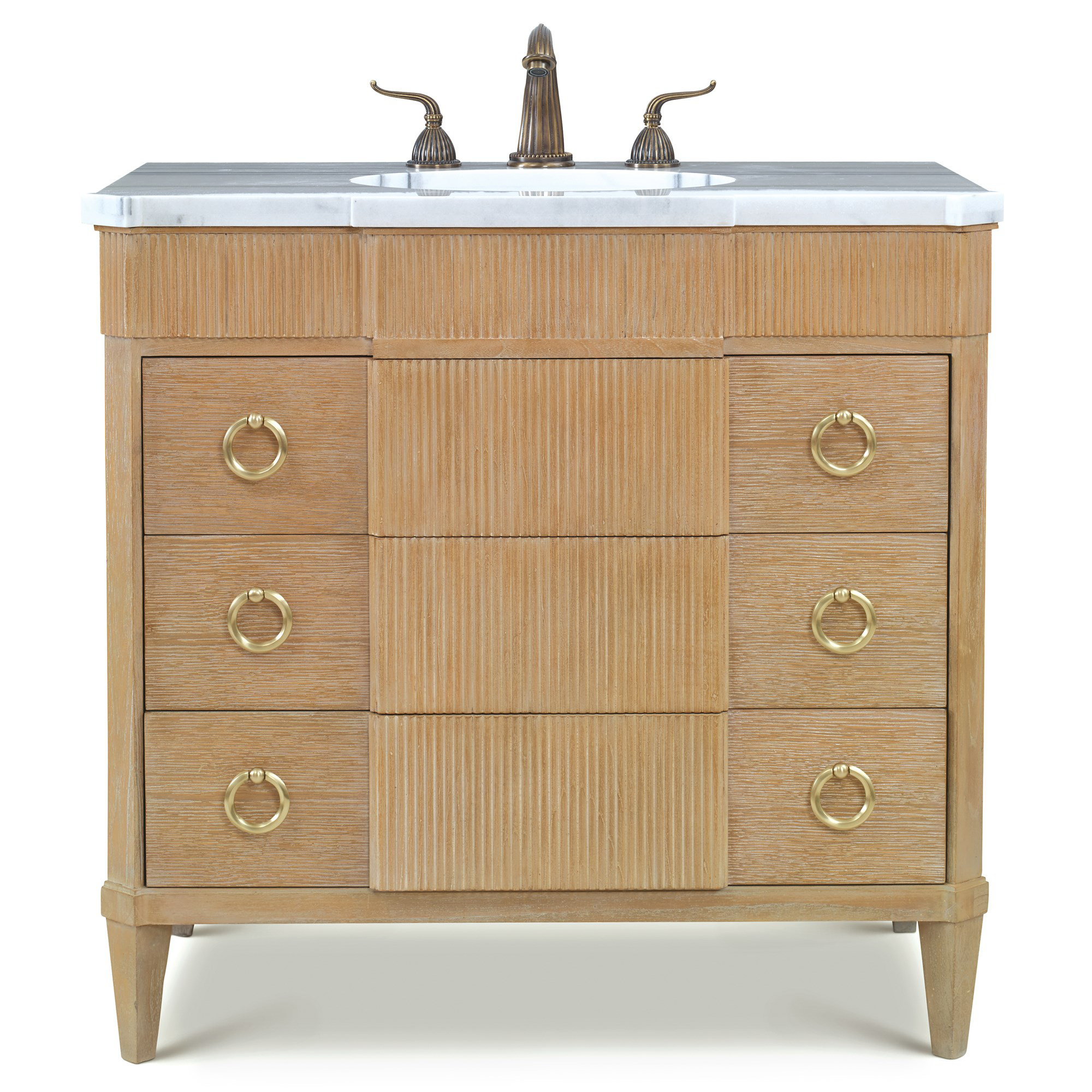 Ambella Tambour 38" Single Bathroom Vanity Set | Wayfair