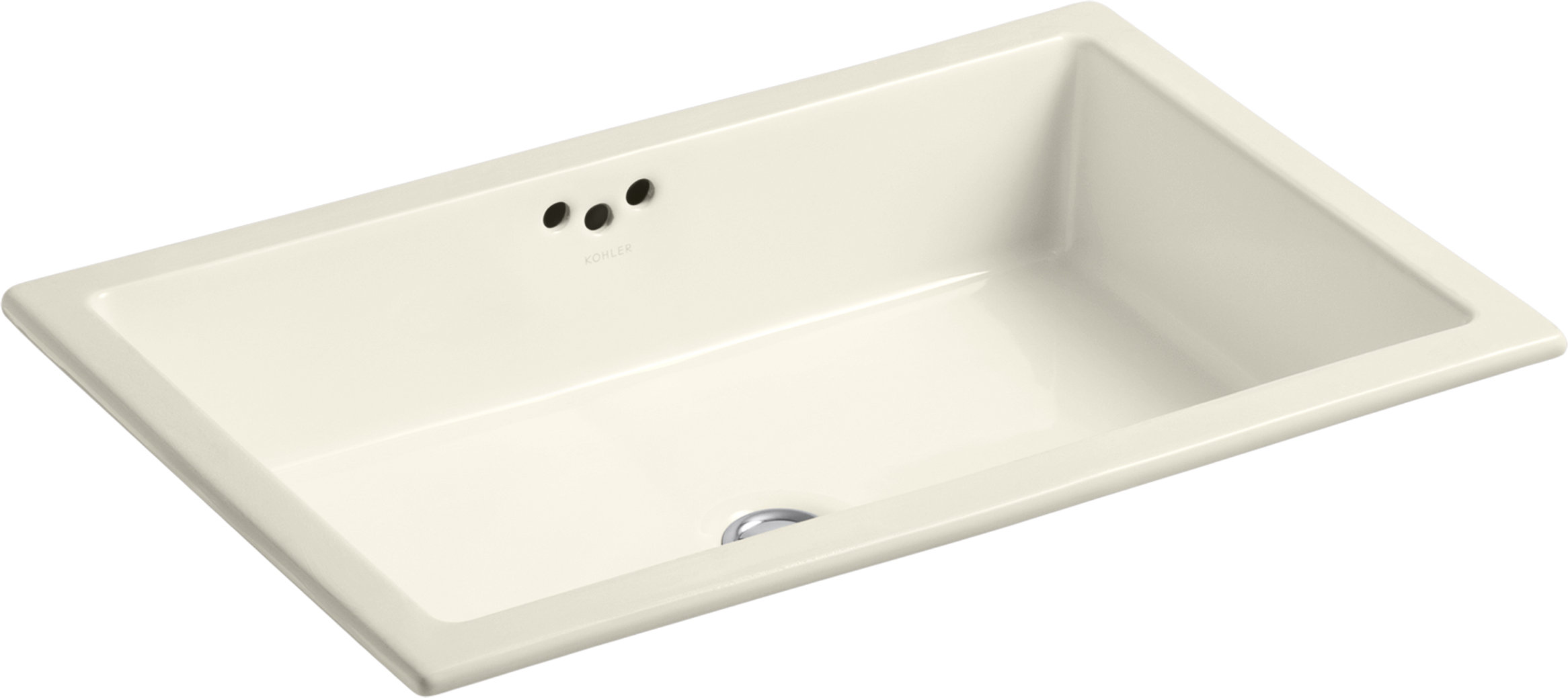 Kohler Kathryn® Vitreous China Rectangular Undermount Bathroom Sink and Overflow & Reviews | Wayfair