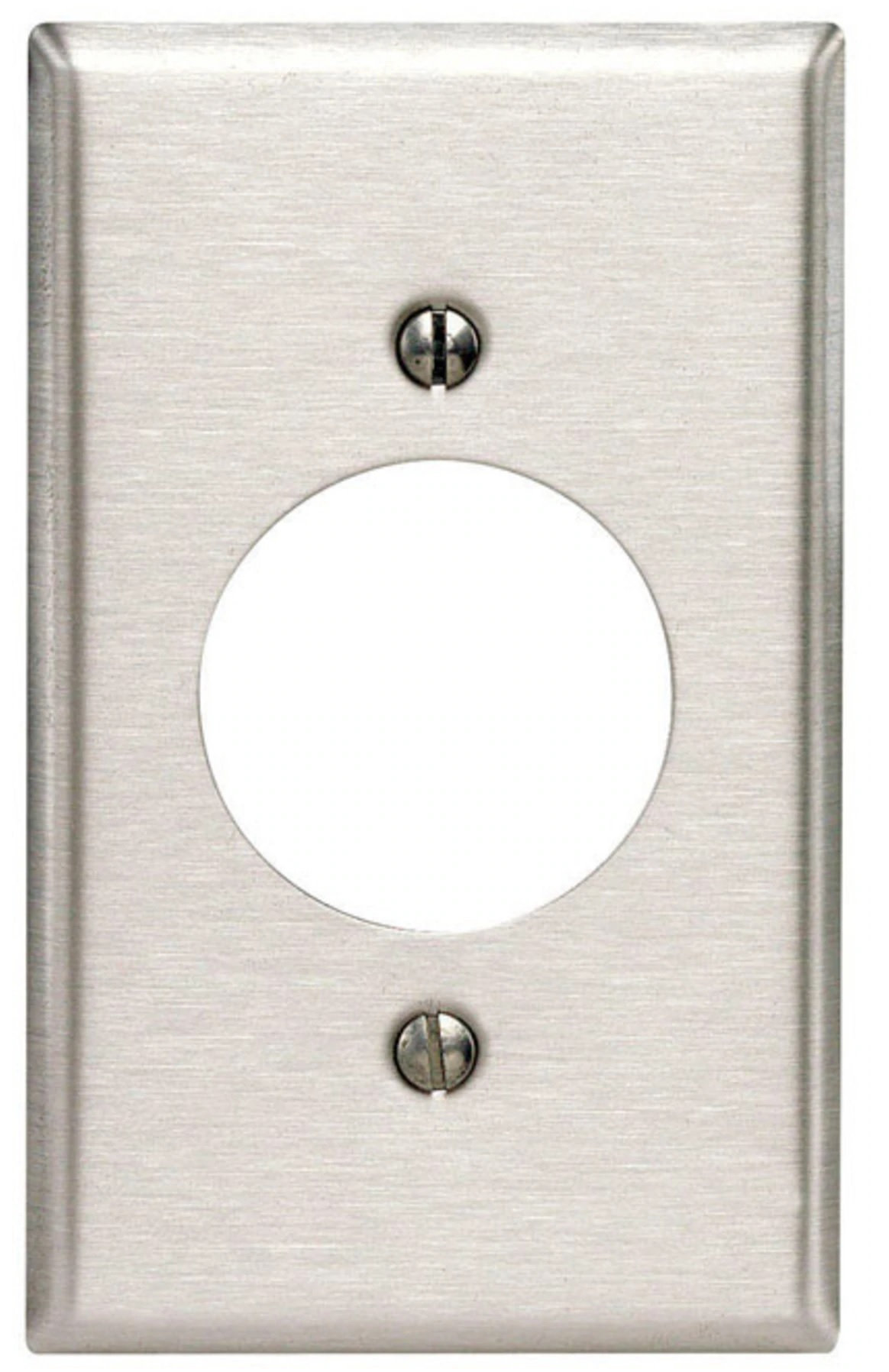 Leviton 84020-040 Commercial Outlet Wall Plate, Silver - Wayfair Canada