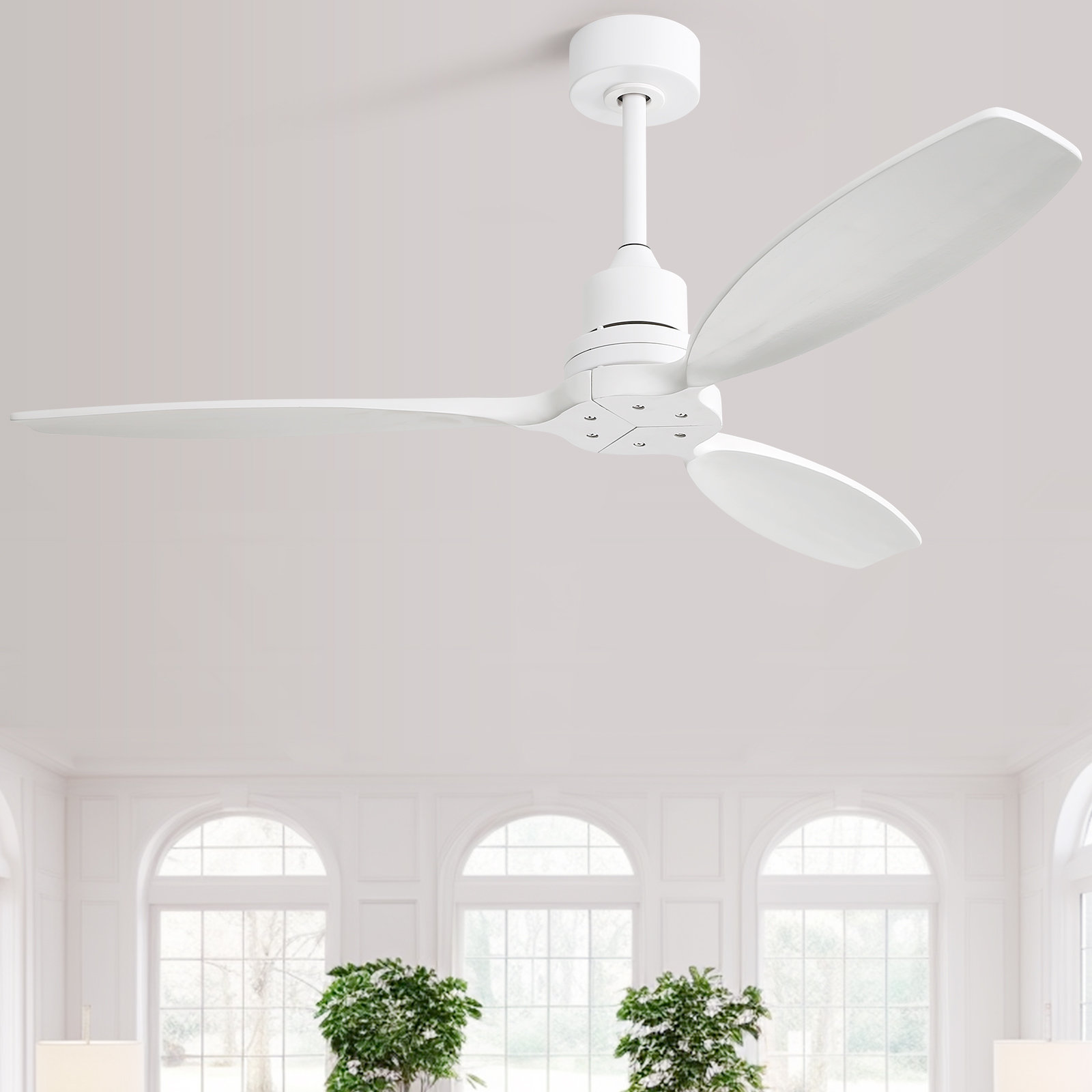 George Oliver 52" Nicola 3 - Blade LED Modern Propeller Ceiling Fan ...