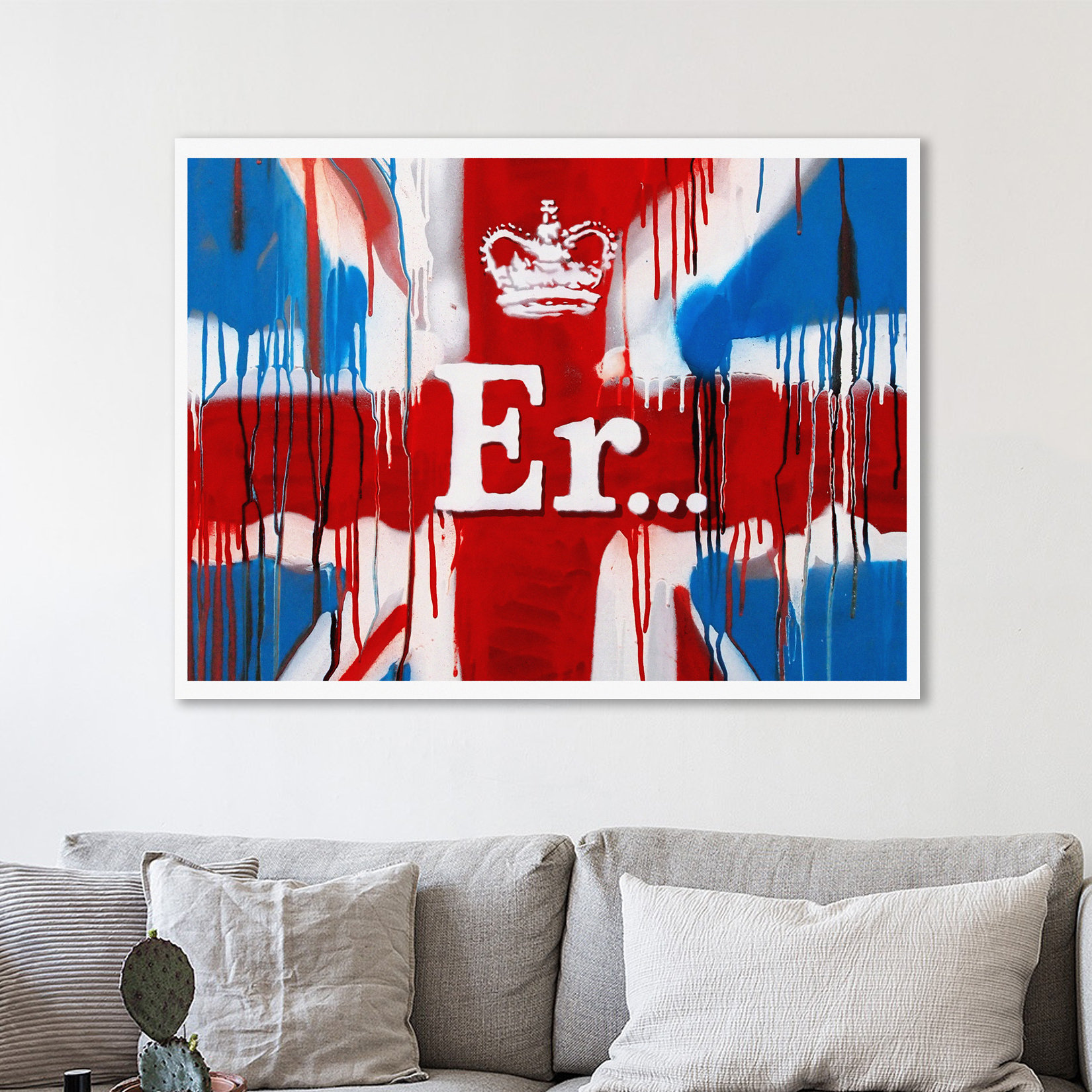 Wrought Studio 'Er' Graphic Art Print on Wrapped Canvas | Wayfair