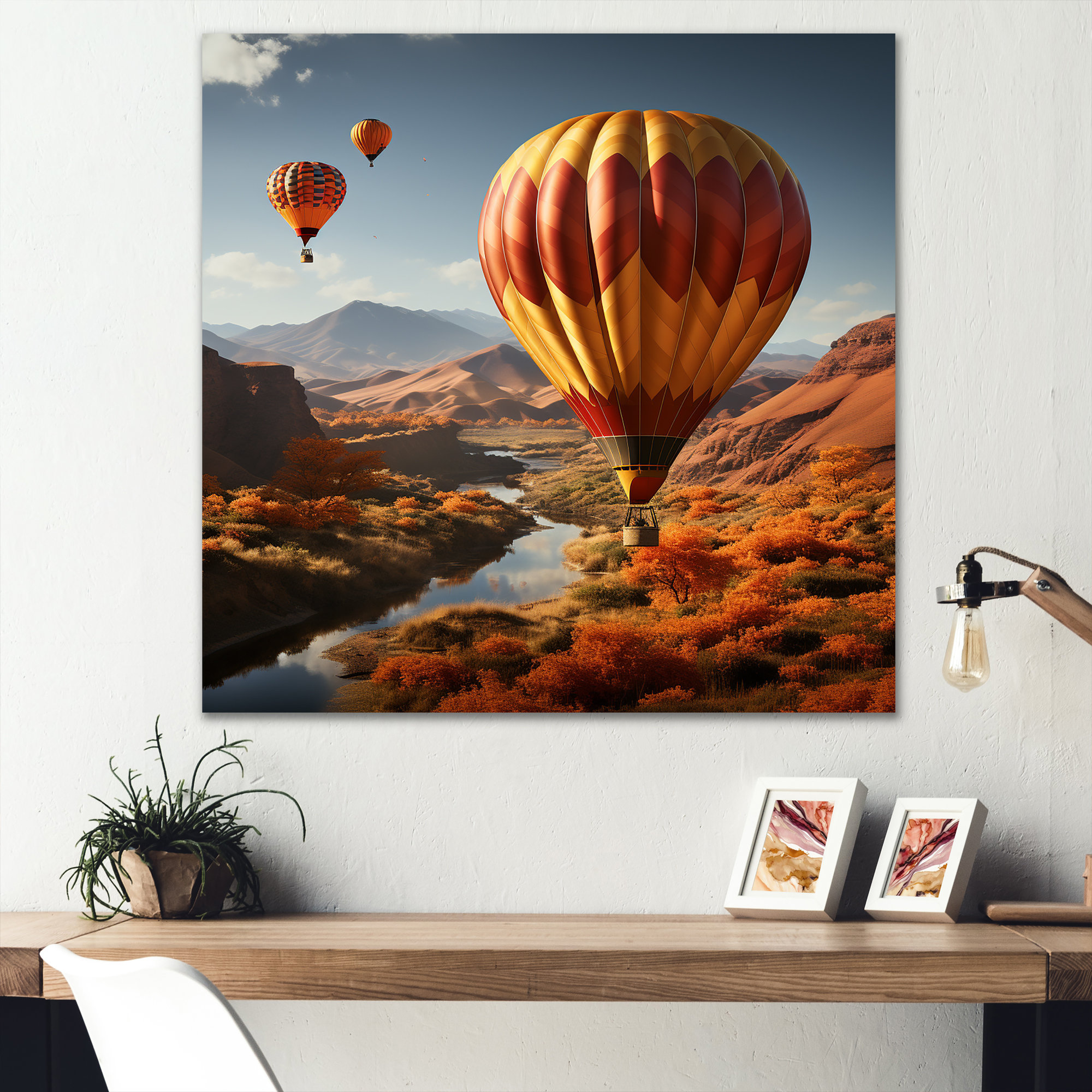 Ebern Designs Expressionist Balloon Journey - Print | Wayfair