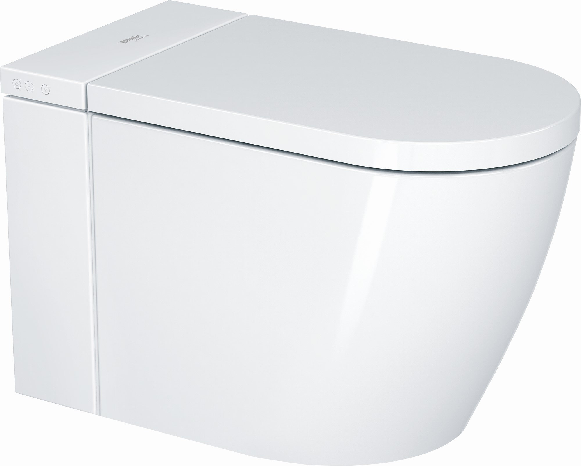 Duravit Dual-Flush Elongated Bidet Toilet (Seat Included) | Wayfair