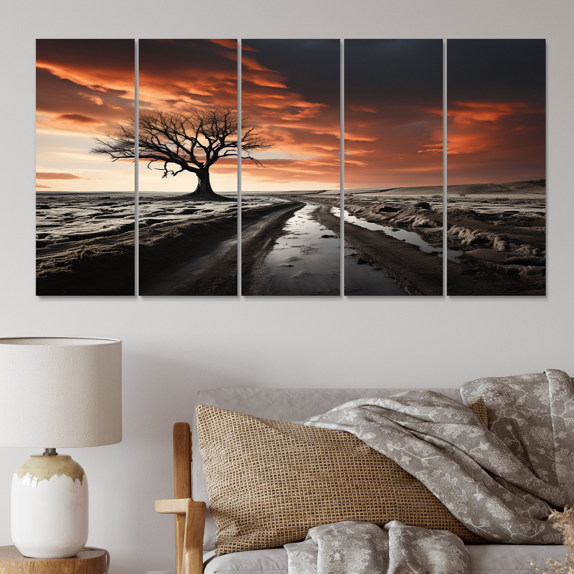Ebern Designs Sky Photo Dreams Of Infinitive Road II - Landscapes Trees ...
