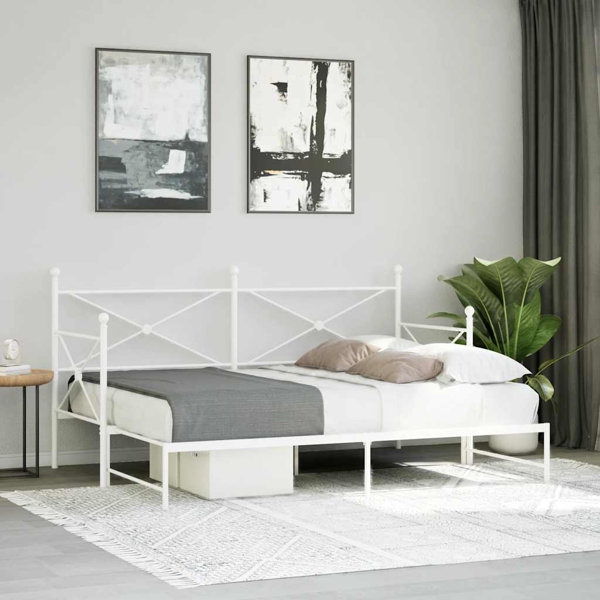 ClassicLiving Daybed With Trundle Without Mattress 107 Cm Steel ...