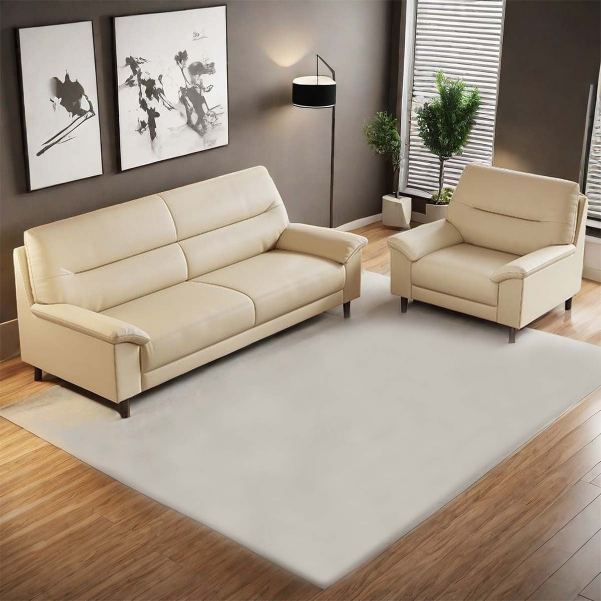 Hokku Designs Nordic small sofa simple living room sofa set | Wayfair