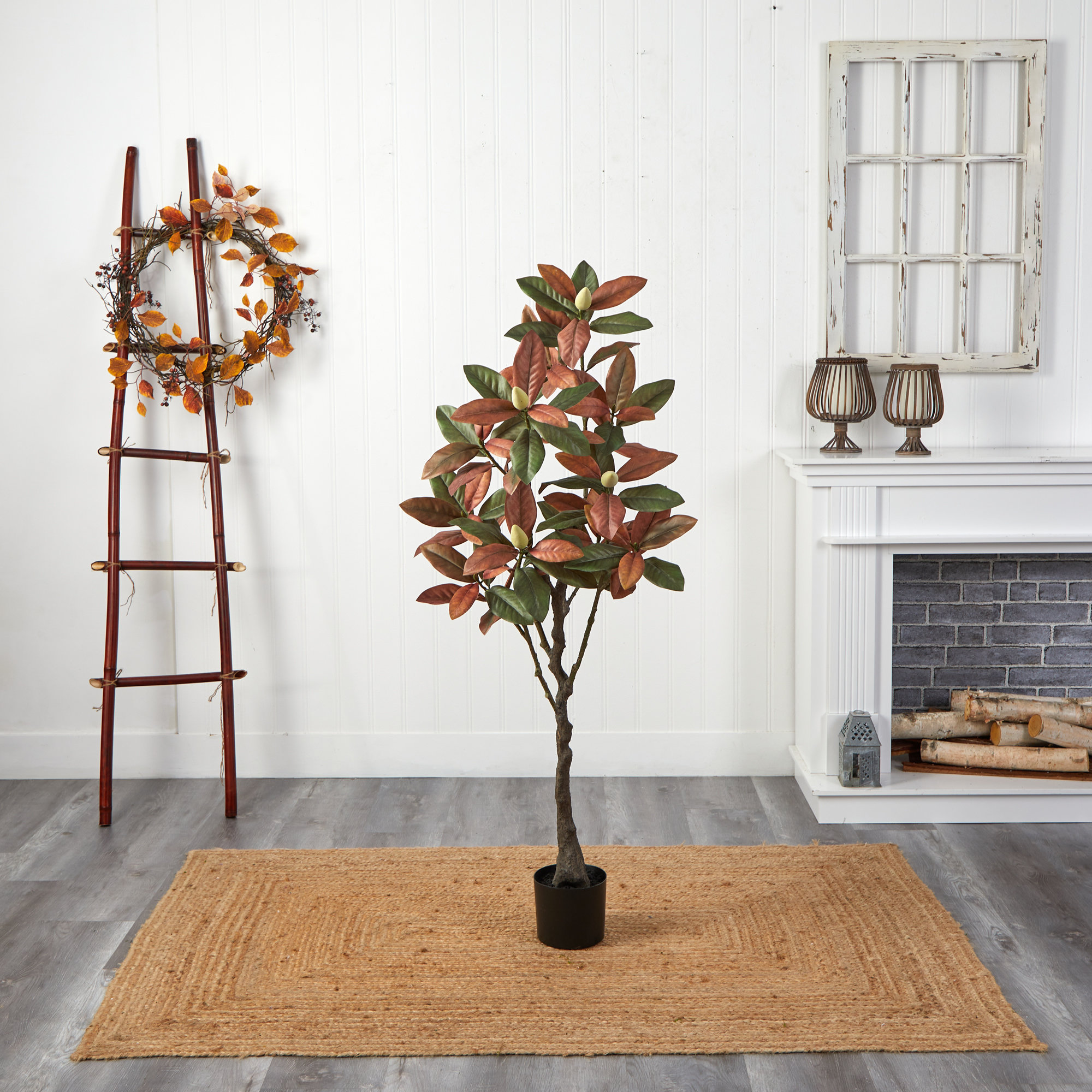 Primrue 60'' Artificial Foliage Tree in Pot Liner - Wayfair Canada