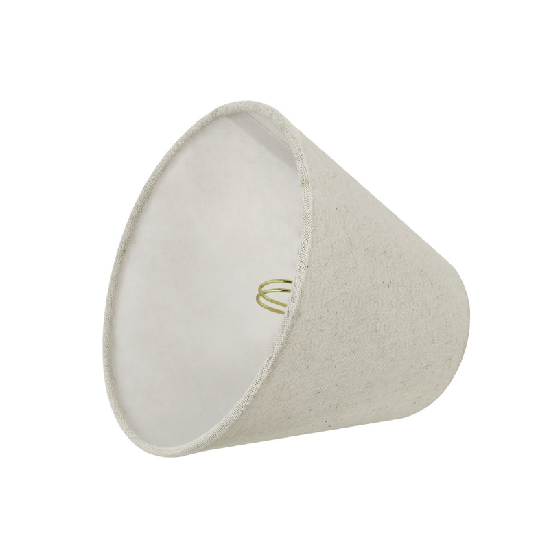 Aspen Creative Corporation 5" H Linen Empire Lamp Shade ( Clip On ) in ...