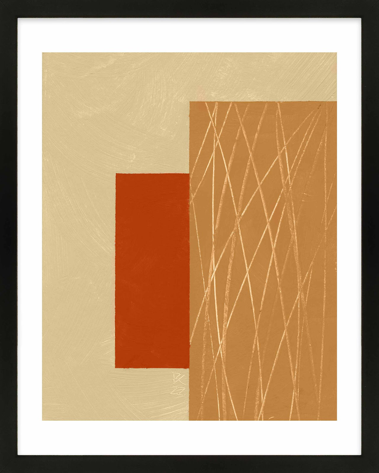 Lipman Art Rhythm 1 by Robert Kamnatnik - Framed Wall Art | Perigold