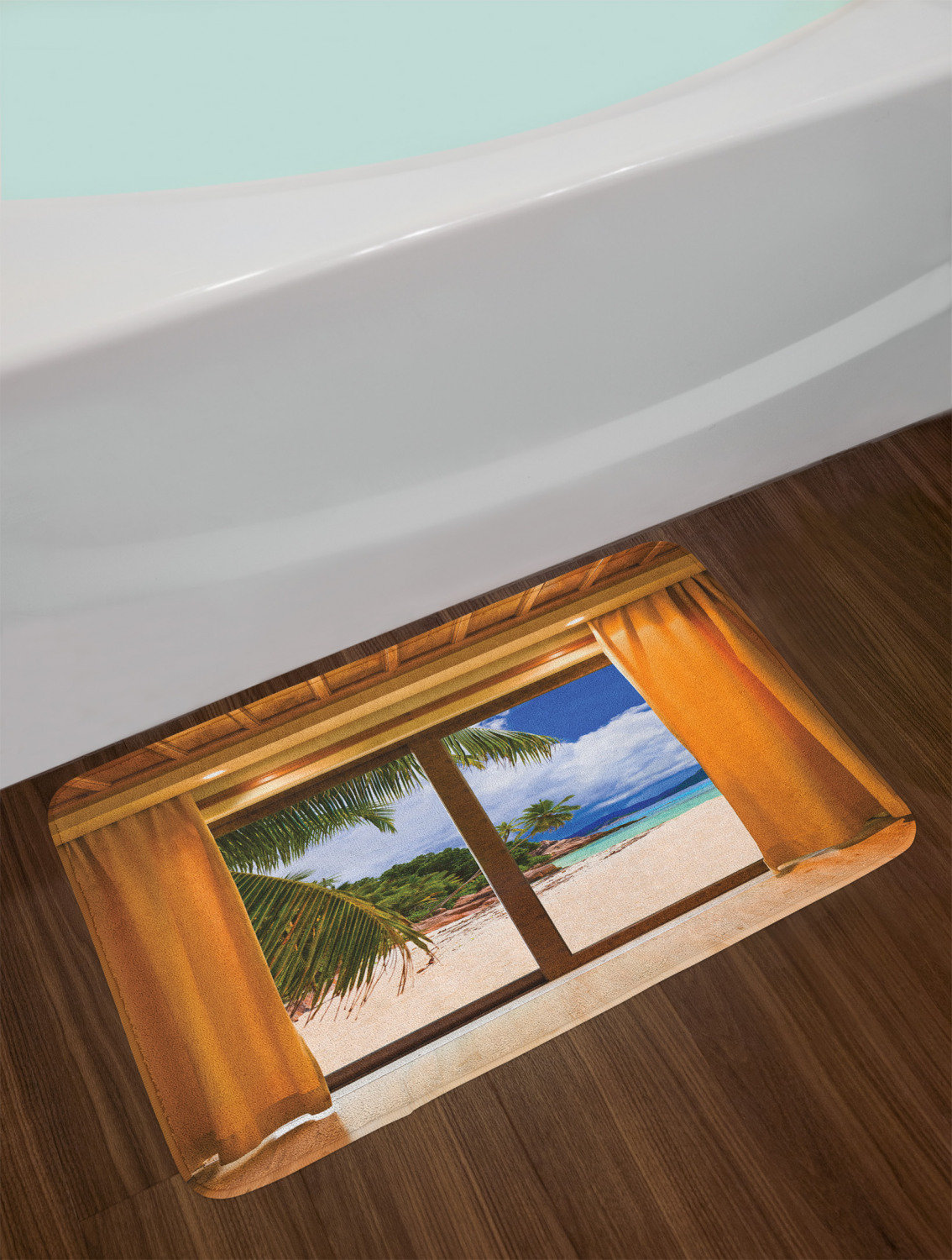 Ambesonne Beach Bath Rug | Wayfair