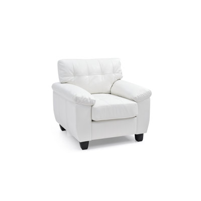 Glory Furniture Moran Faux Leather Armchair & Reviews | Wayfair