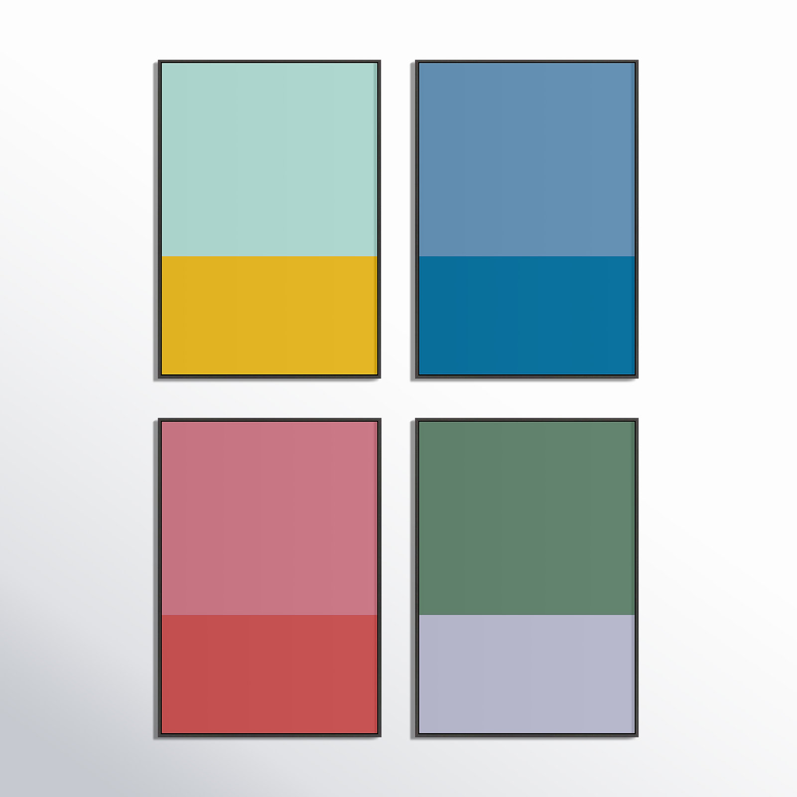 AllModern Color Studies Color Studies by Romina Gadler - 4 Piece Single ...