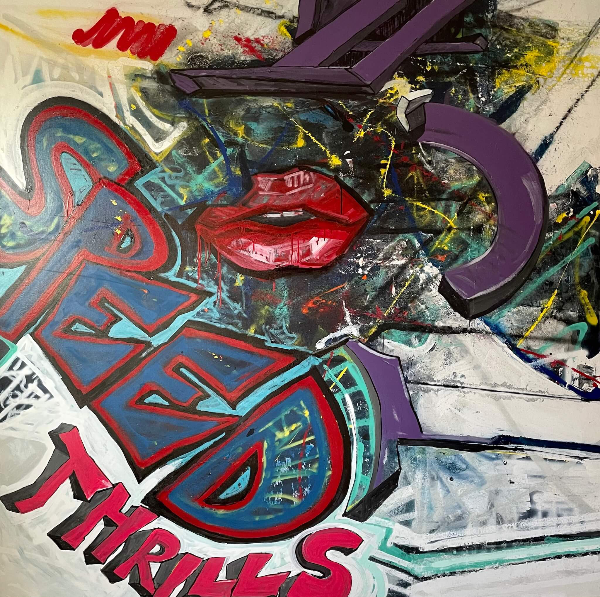 John Beard Collection Speed Machine by John Beard - Unframed Painting ...