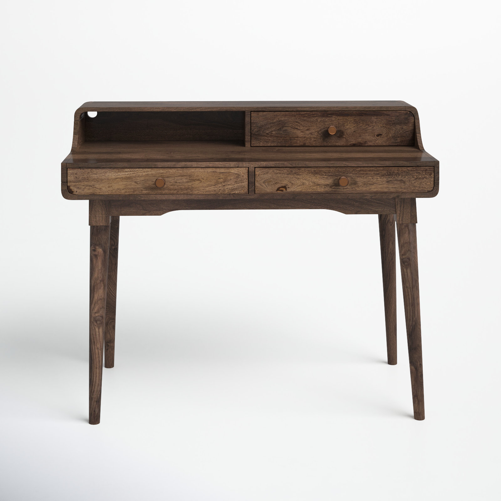 Birch Lane™ Polly Solid Wood Writing Desk & Reviews | Wayfair
